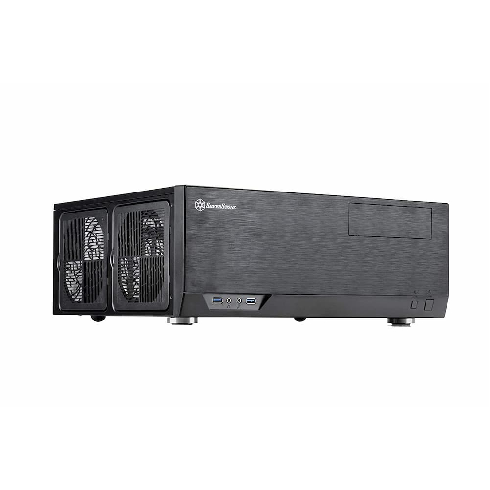 SilverStone SST-GD09B Technology Grandia Series Aluminum HTPC Computer ...