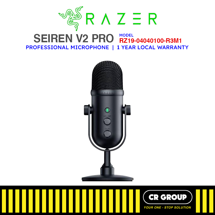 RAZER SEIREN V2 PRO - Professional USB Microphone for Streamers ...