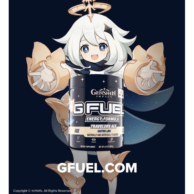 Gfuel Genshin Impact Travelers Ale Tub | Shopee Singapore