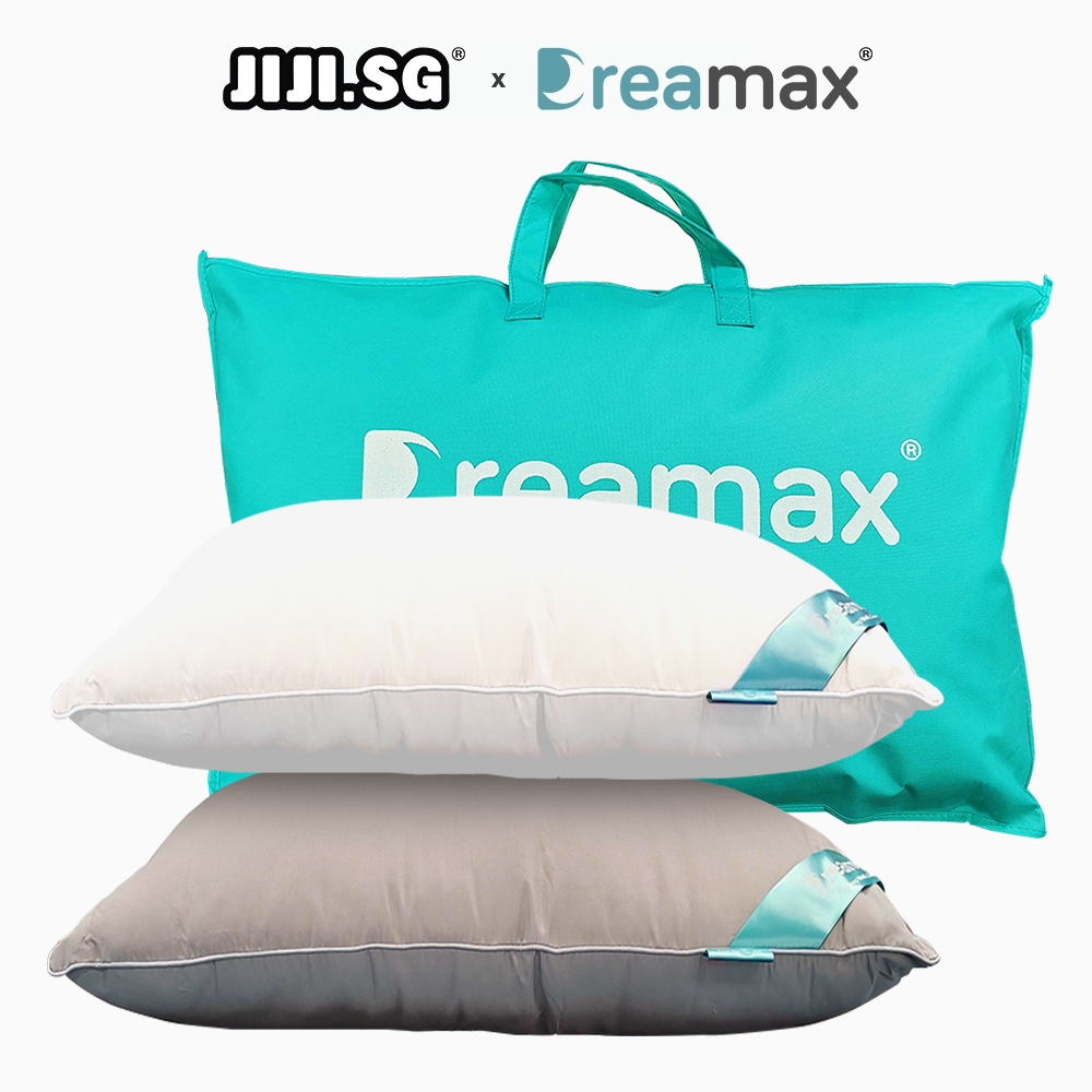 (JIJI.SG X DREAMAX) NEVIO Comfort Pillow / 100% Polyester / Microfiber ...