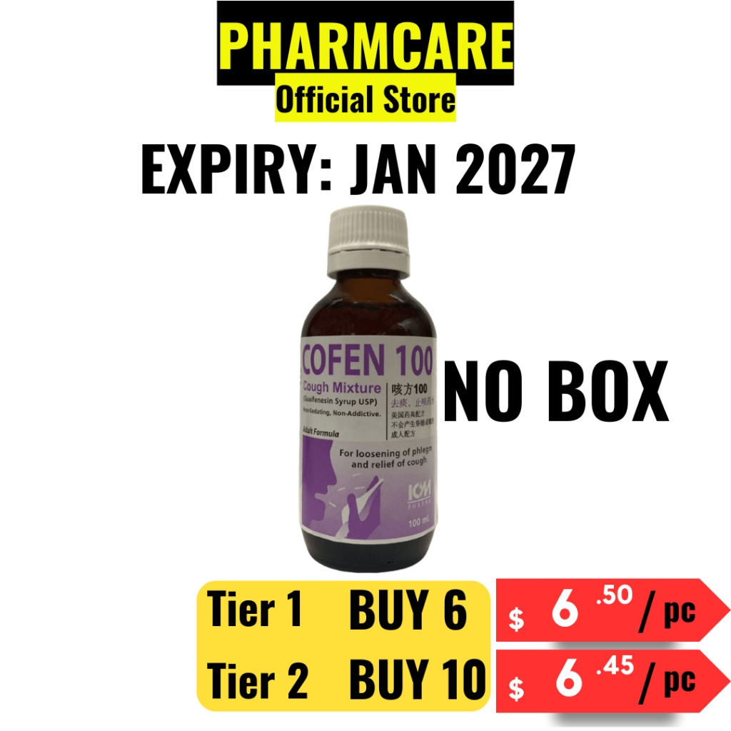 Cofen 100 Cough Relief Phlegm Remover Cough Syrup Prospan Cough Syrup ...