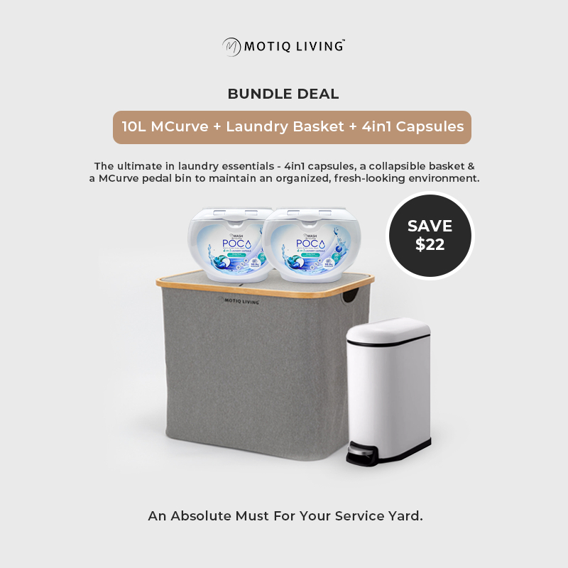 [Bundle Deal] Neat Freak Set (10L MCurve + 80 Laundry Capsules + 87L ...