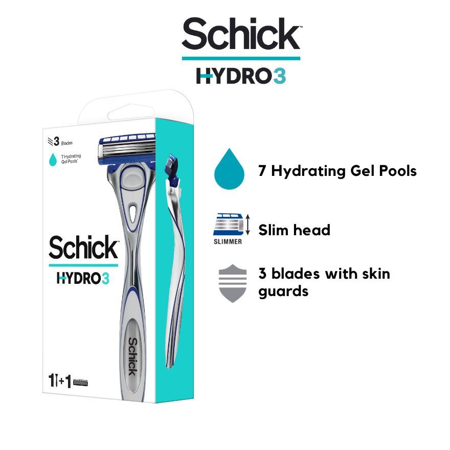 SCHICK Hydro 3 Razor Kit/Refill Catridges | Shopee Singapore