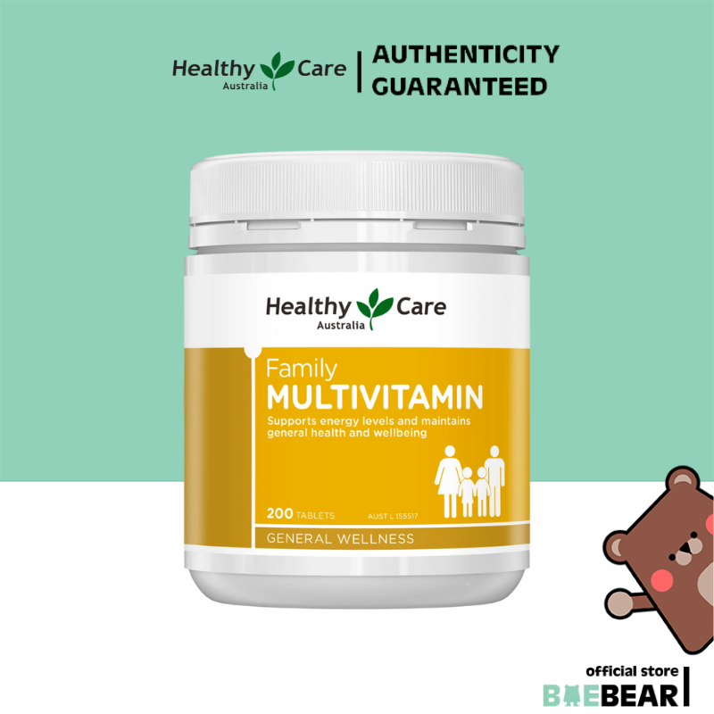 Healthy Care Multivitamin 200 Tablets - For the metabolism of ...