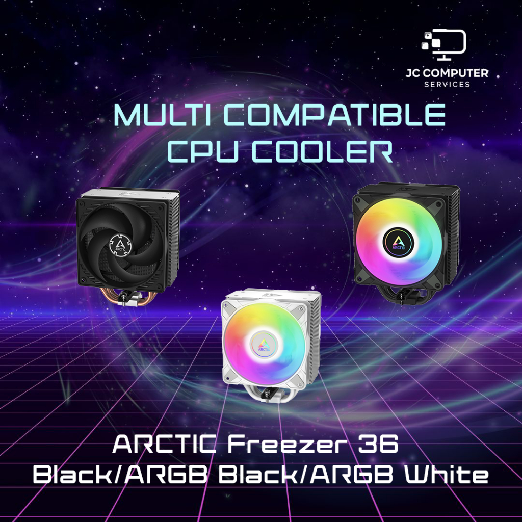 ARCTIC Freezer 36 Black/ ARGB Black/White CPU Air Cooler | Shopee Singapore