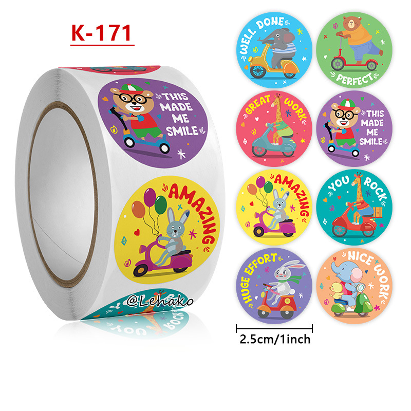 Reward Stickers for Kids Teacher Encouragement Motivational Sticker ...