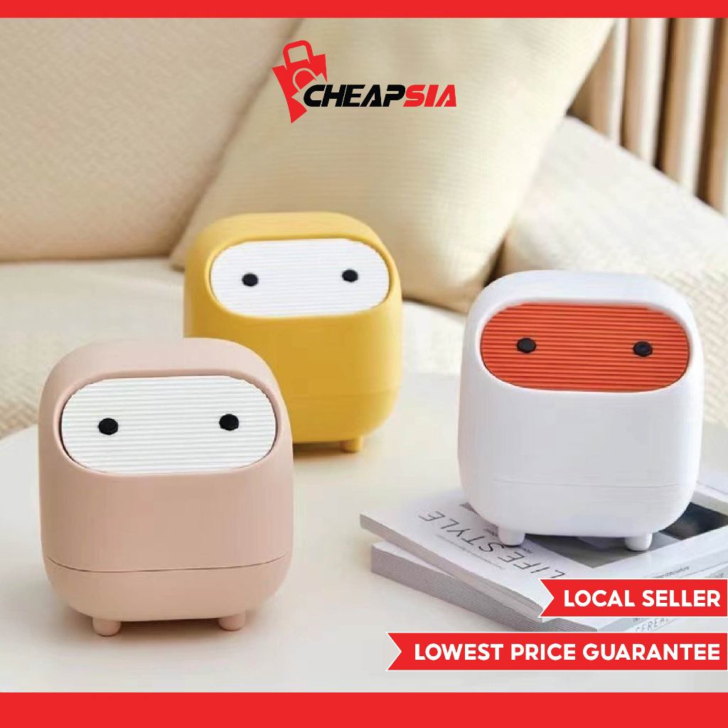 Desktop Ninja Dustbin Trash Bin Mini Cute Rubbish Bin Cute Things Gift ...