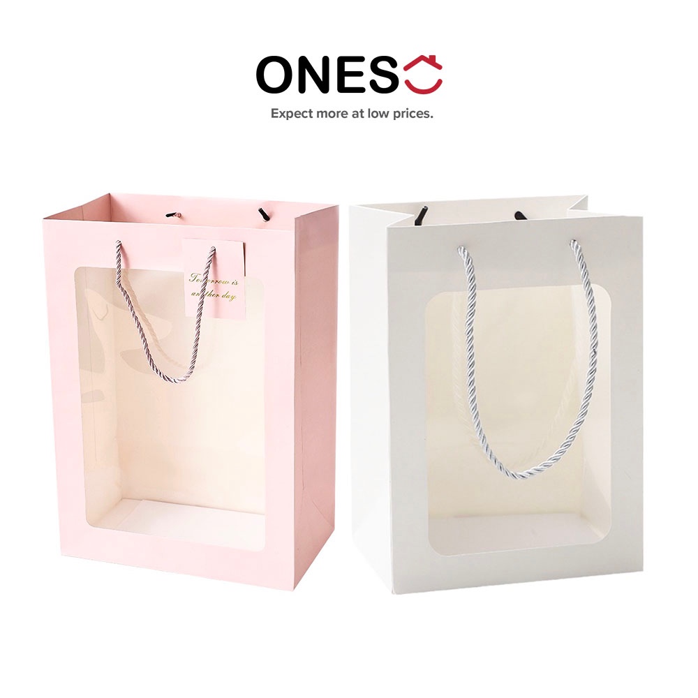 (ONES) AGNETTA Window Paper Bag - Gift Bag / Wrapping / Packaging ...