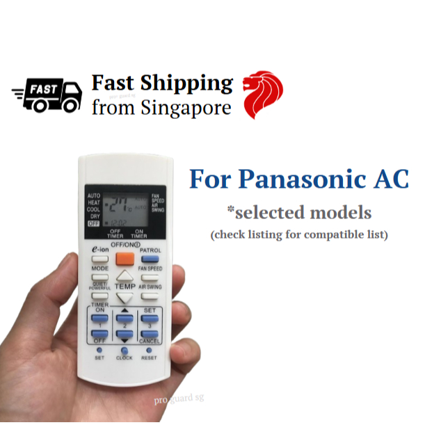 [SG] Panasonic Aircon (Singapore) Remote Controller A75C3298 A75C2817 ...