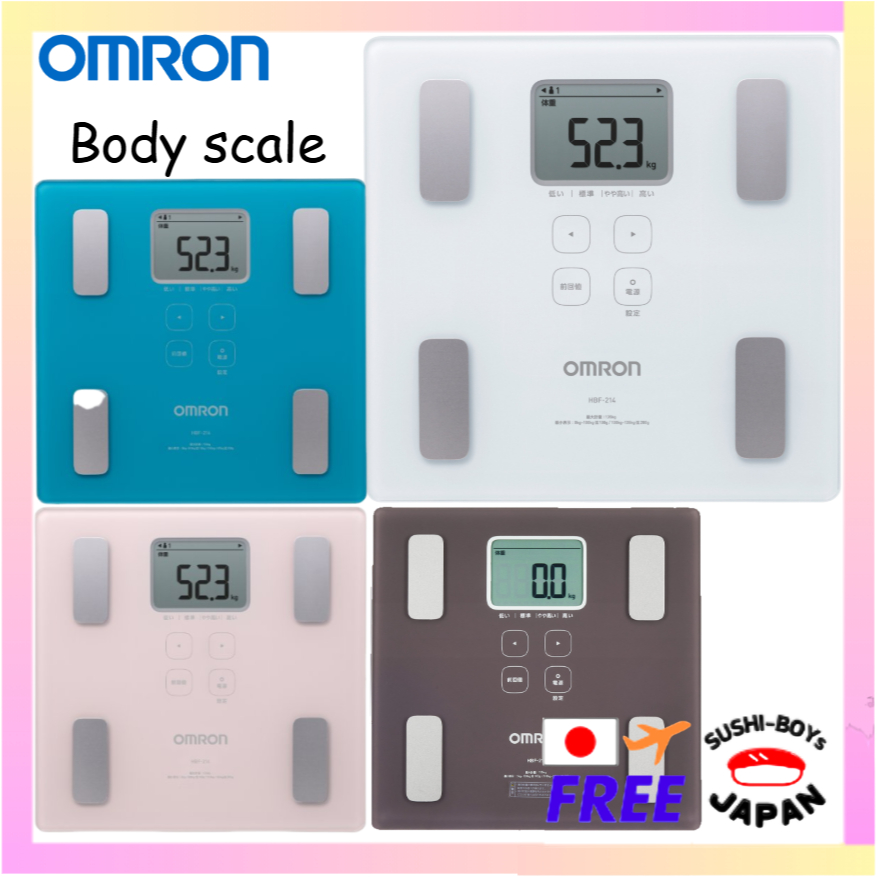 OMRON Weight/Body scale Composition Meter bathroom weighing Scale HBF ...