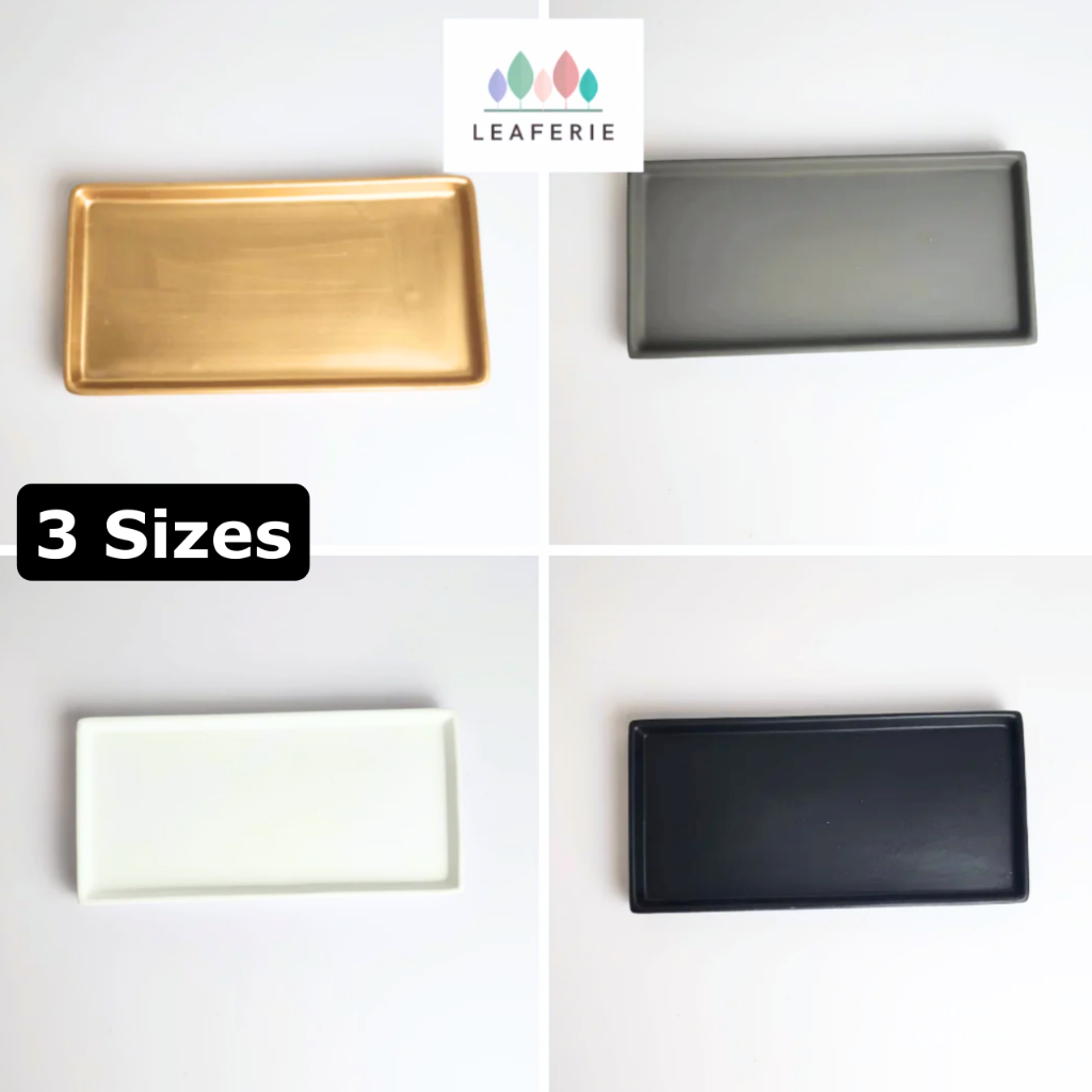 The Leaferie Rectangular Dish plant pots Trays flowerpot base plate ...