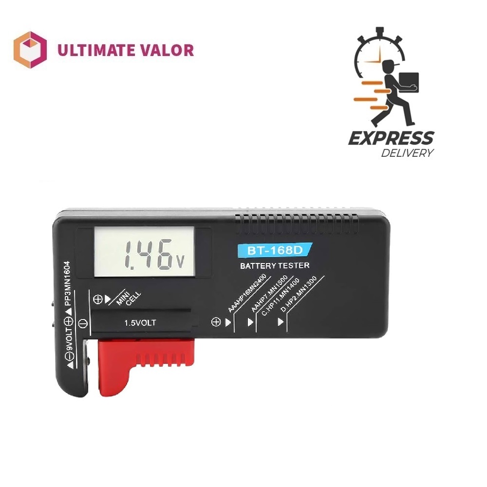 [SG SELLER] Battery Tester Tool Kit for AA, AAA, 9V, C, D Batteries ...