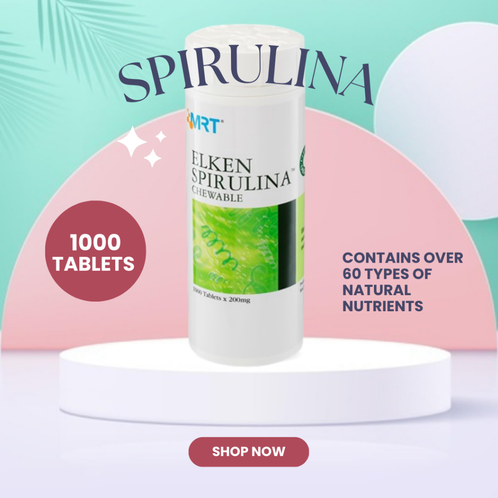 Elken Spirulina (1000 Tablets) - Enhances Your Body Resistance Against ...