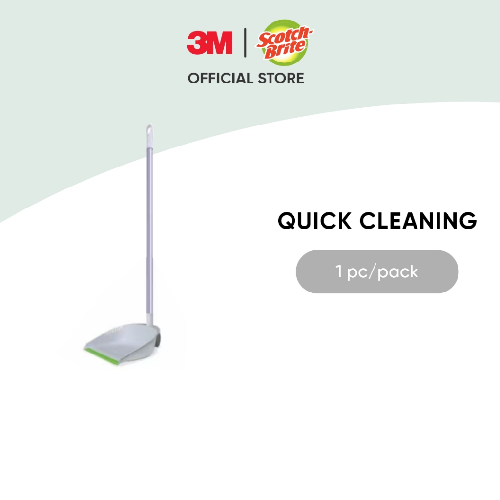 3M™ Scotch-Brite™ Long Handle Dustpan, 1 pc/pack, For collecting dirt ...