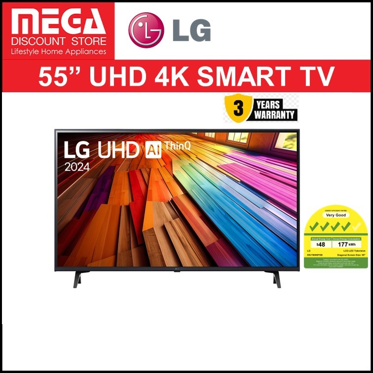 LG 55UT8050PSB 55" UHD 4K UT80 SMART TV | Shopee Singapore