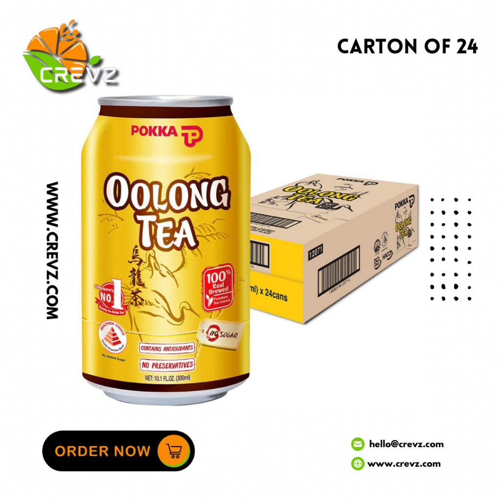 Pokka Oolong Tea Can (300ml x 24) | Shopee Singapore