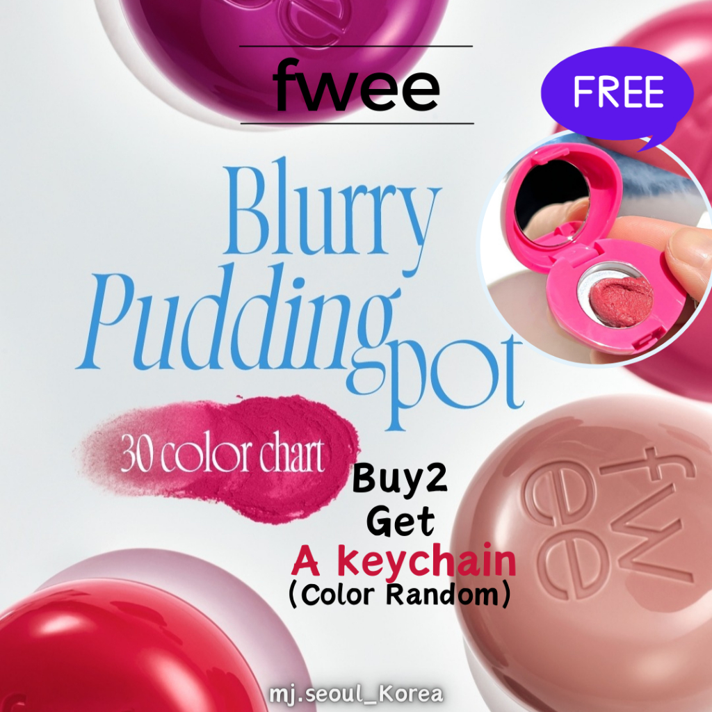fwee Blurry Pudding Pot Lip&Cheek Tint 30colors | Shopee Singapore