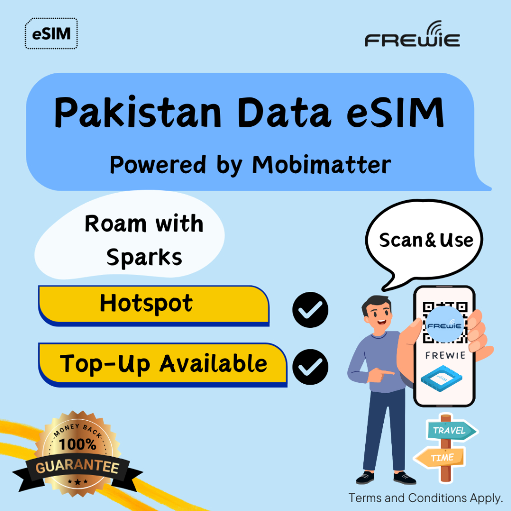 Sparks Pakistan eSIM Data Roaming | Topup Available | QR Code via Email ...