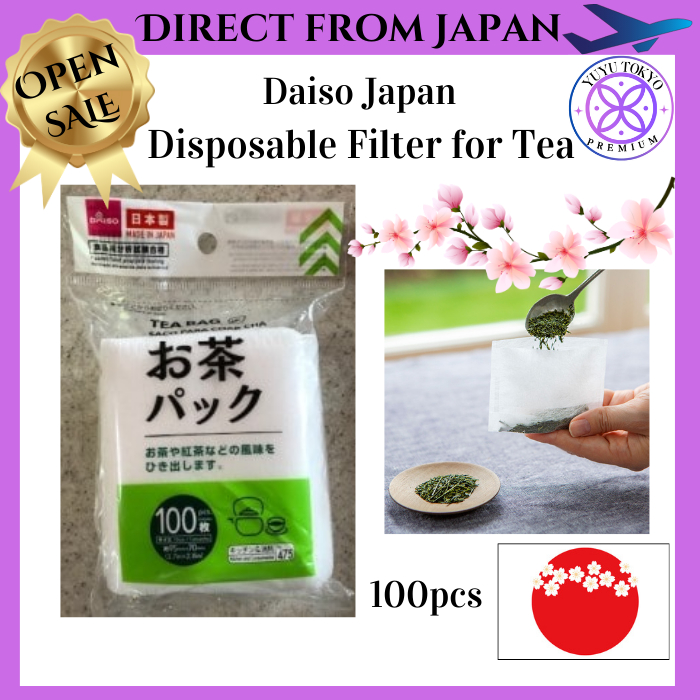 [Disposable tea filter][Daiso] [Cooking & Tea essential] | Shopee Singapore