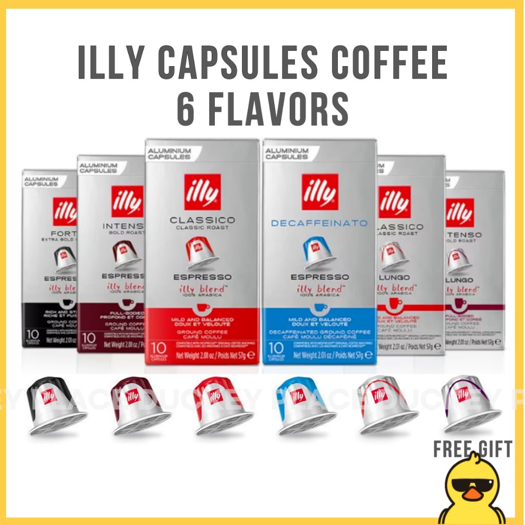 Illy Capsule Coffee 6 Flavors Nespresso Compatible | Shopee Singapore