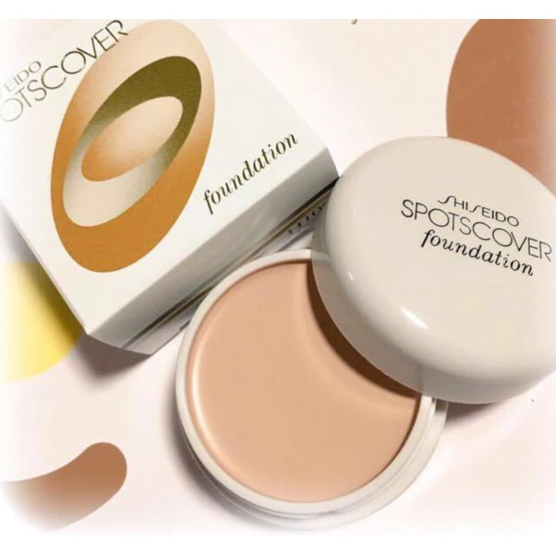 Shiseido Spots Cover Cream Foundation (Base Color Area) 20g | Shopee ...