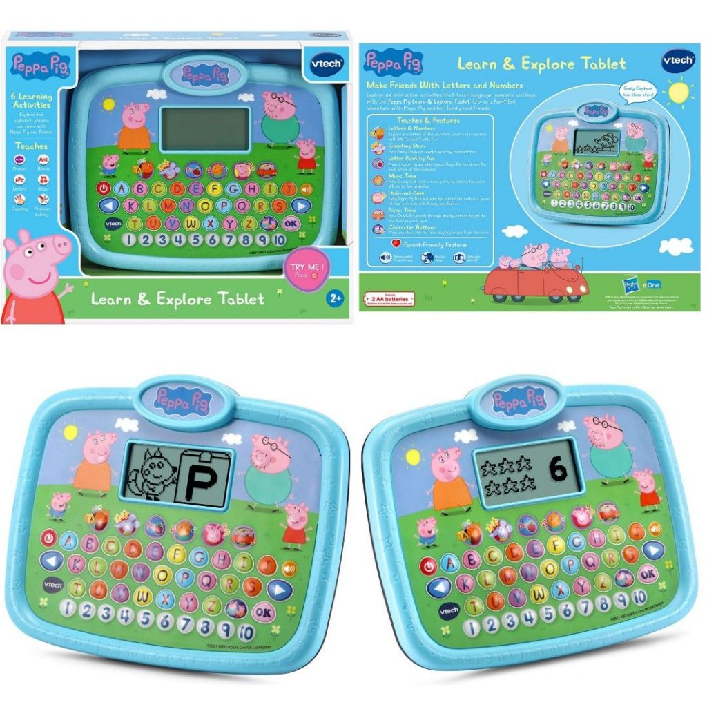 VTech Peppa Pig Learn and Explore Tablet | Shopee Singapore
