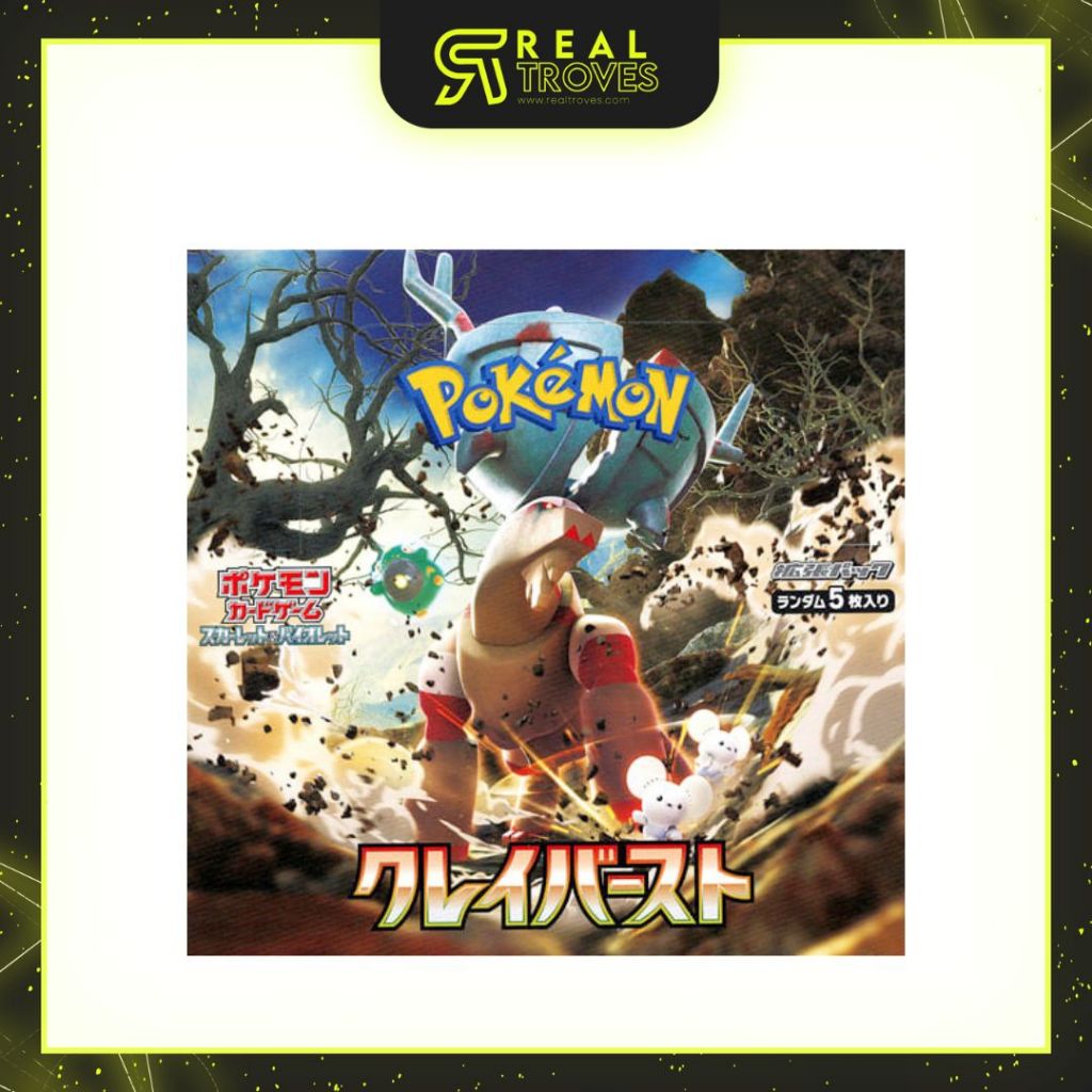 Pokemon TCG Clay Burst (Shrink box / Unshrink Box) | Shopee Singapore