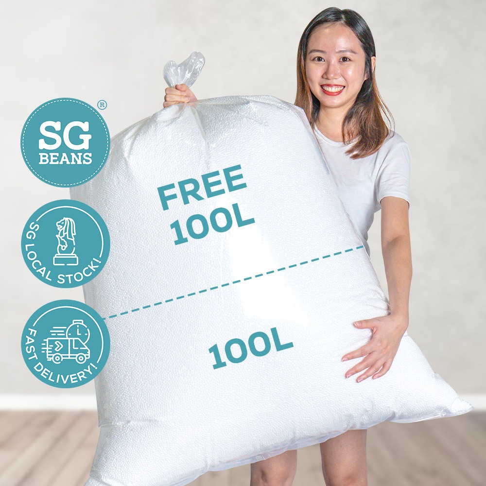 [BUY 1 GET 1] Quality EPS Bean Bag Beans | Bean Bag Refill / Beanbag ...