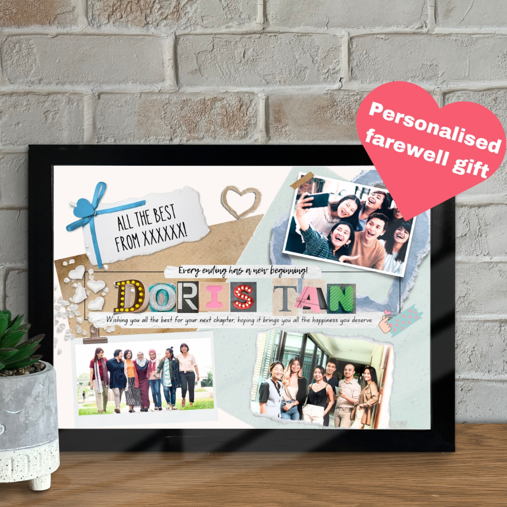 Personalised Farewell Retirement Photo Board for your leaving ...
