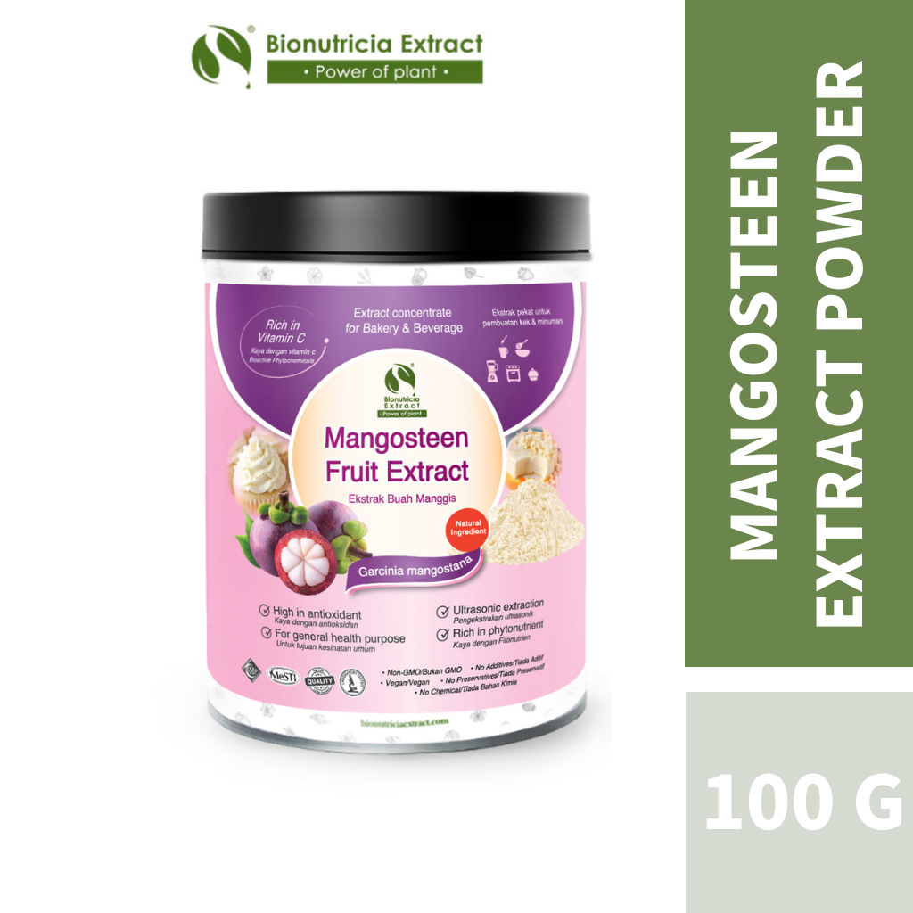Bionutricia Mangosteen Extract Powder 山竹萃取 (100g) | Shopee Singapore