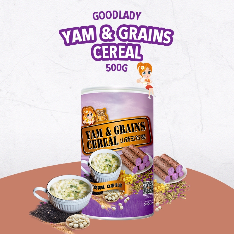 [New Launch] Good Lady Yam & Grains Cereal - 500g | Shopee Singapore