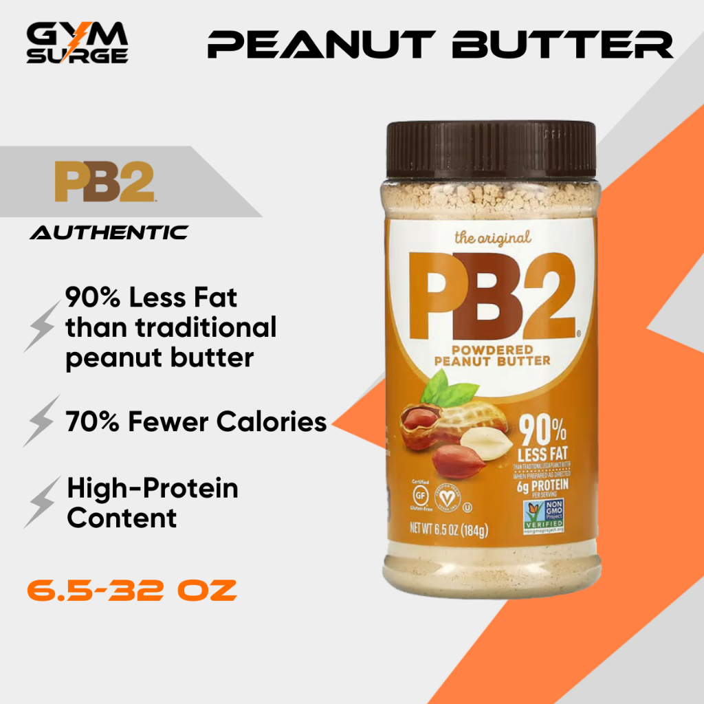 PB2 Foods, The Original PB2, Powdered Peanut Butter, Original, 6.5 oz ...