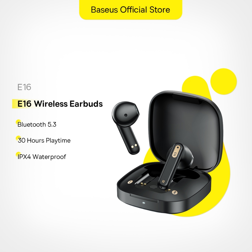 Baseus TWS E16 Wireless Earphones Bluetooth Hearphones Sport Earbuds ...