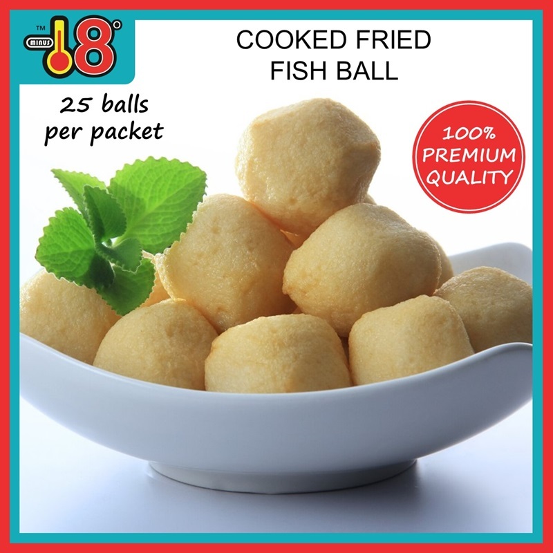 Premium Fried Fish Ball 25pcs | Shopee Singapore