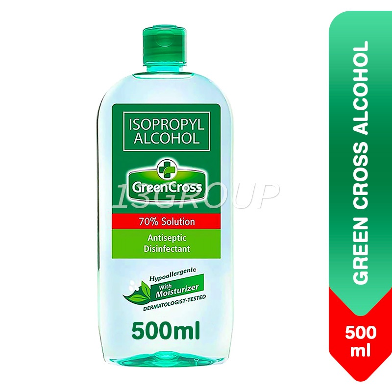 Green Cross Isopropyl Alcohol 70% Solution, 500ml | Shopee Singapore