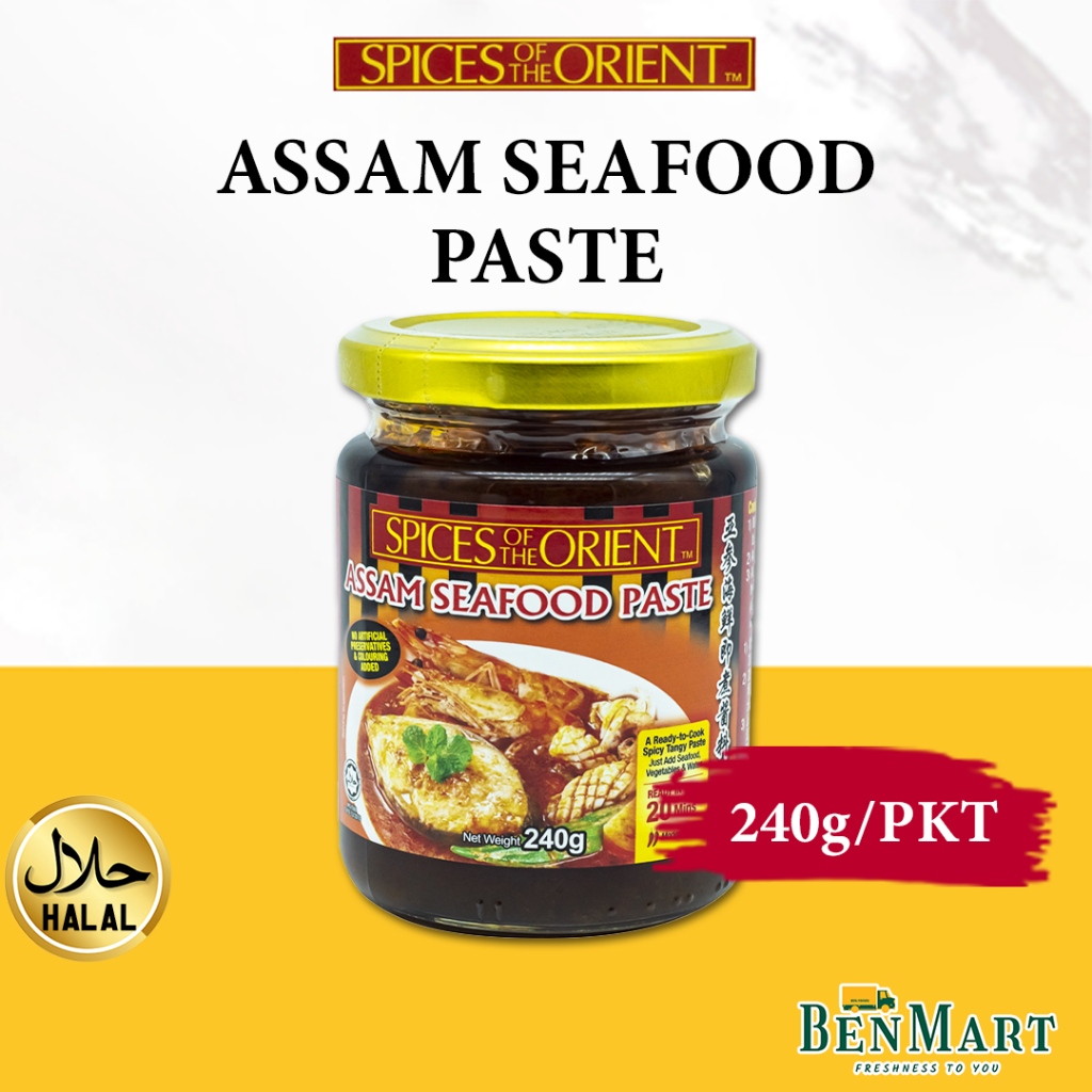 [BenMart Dry] Spices of the Orient Assam Seafood Paste 240g - Halal ...