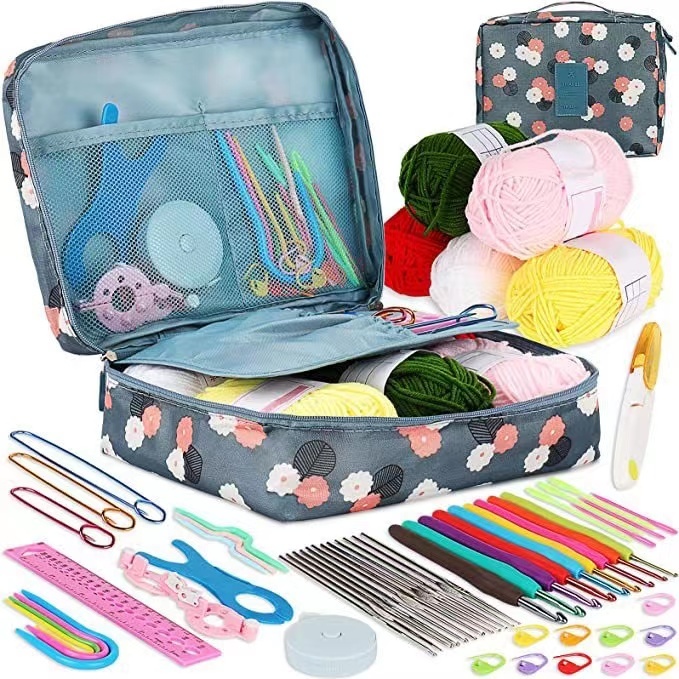 Crochet kit for beginner set knitting kit crochet hook set crochet ...