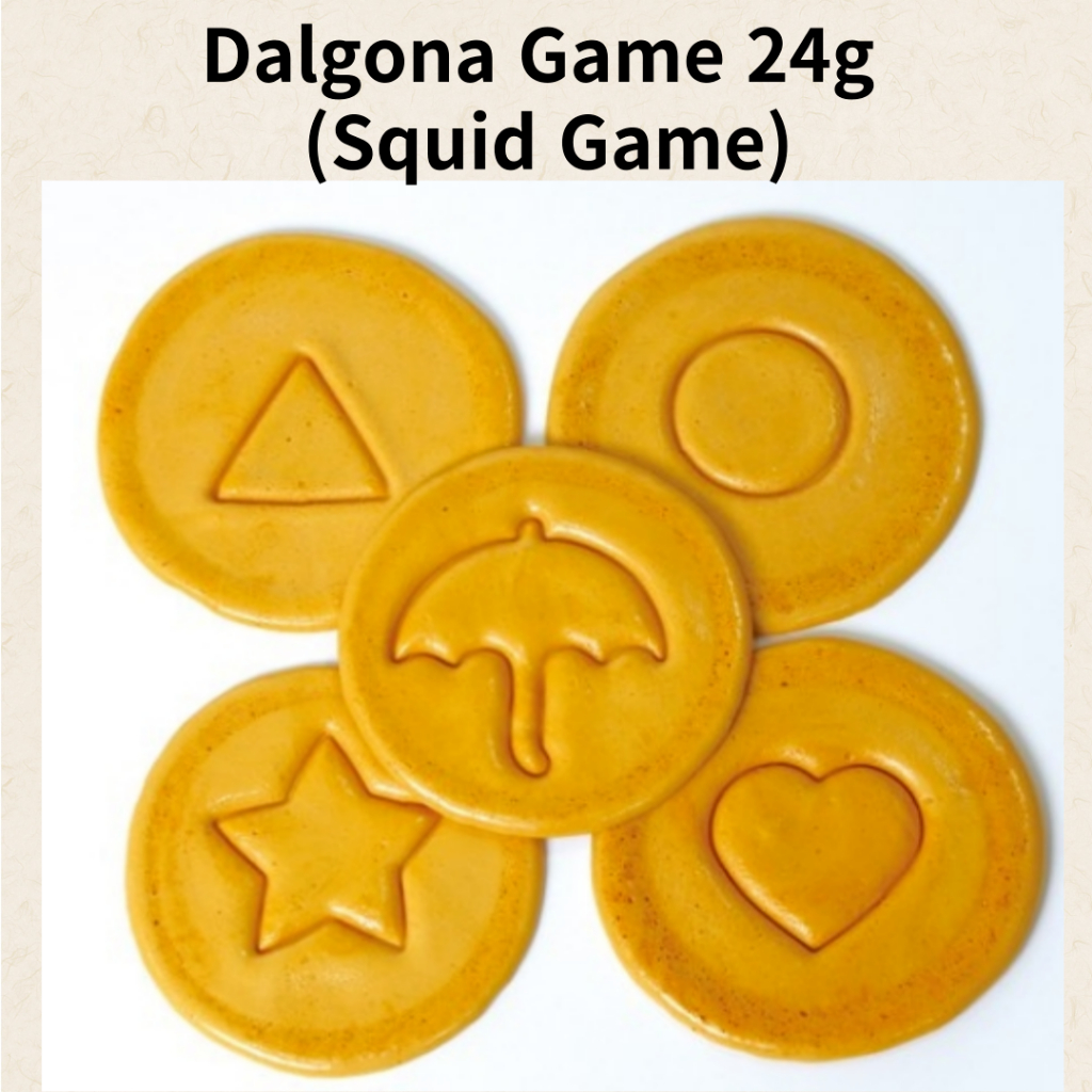 Dalgona game candy 24g (Squid Game) (100% authentic product from korea ...
