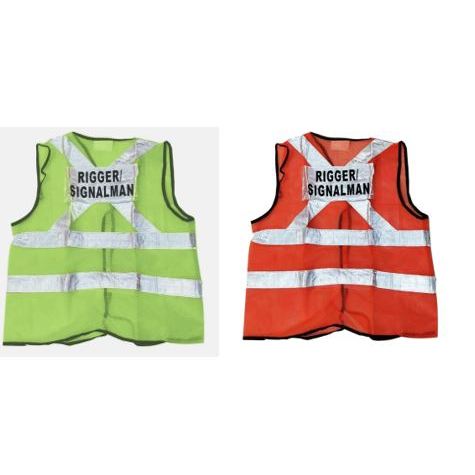 Safety Vest - Rigger/Signalman (Orange/Green) | Shopee Singapore