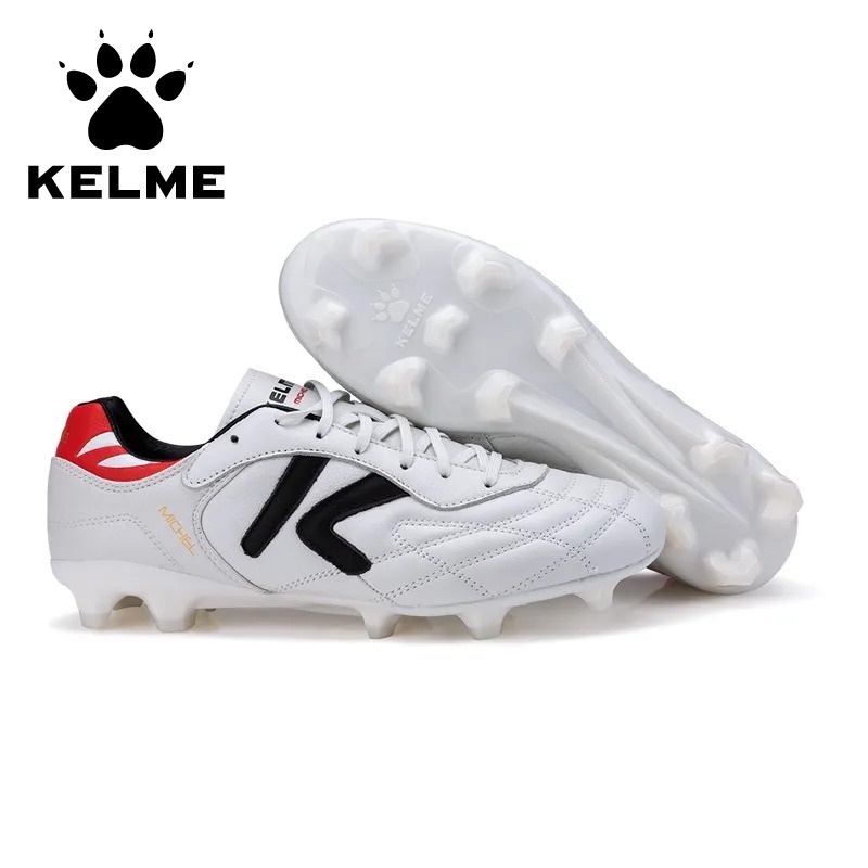 KELME Football Shoes (FG) | Calfskin Leather Football Shoes Men's FG ...