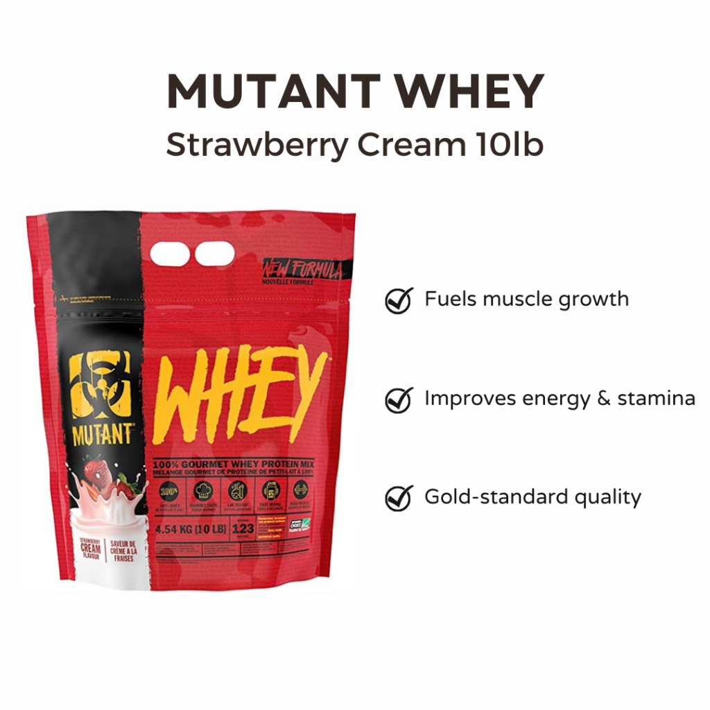 Mutant WHEY - 100% Whey Protein, added Digestive Enzymes help Build ...