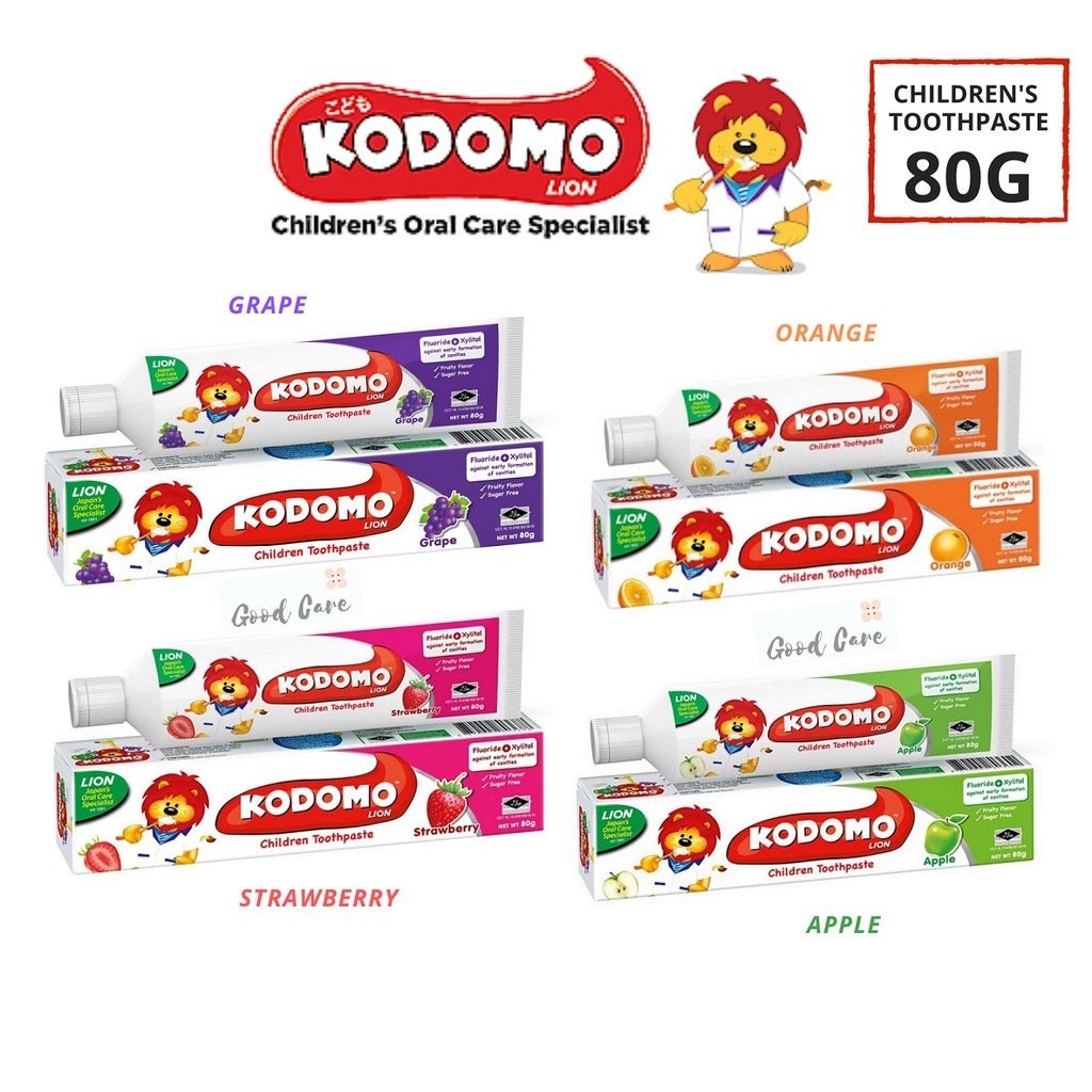 Kodomo Lion Children Toothpastes 80g | Shopee Singapore