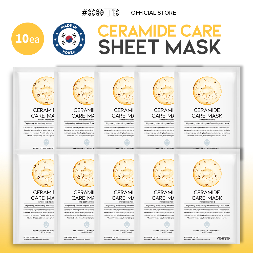 [Official] Ceramide Care Mask Pack 10 Sheets Hydrating Sheet Mask For ...