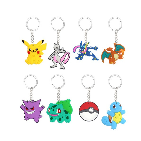 [INDIVIDUAL PACKAGING] Pikachu KeyChain l Key Chain l Pokemon Bulbasaur ...