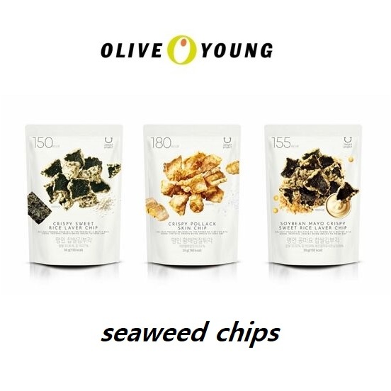 [Olive Young] [Korean snack] Seaweed chips crispy and savory low ...