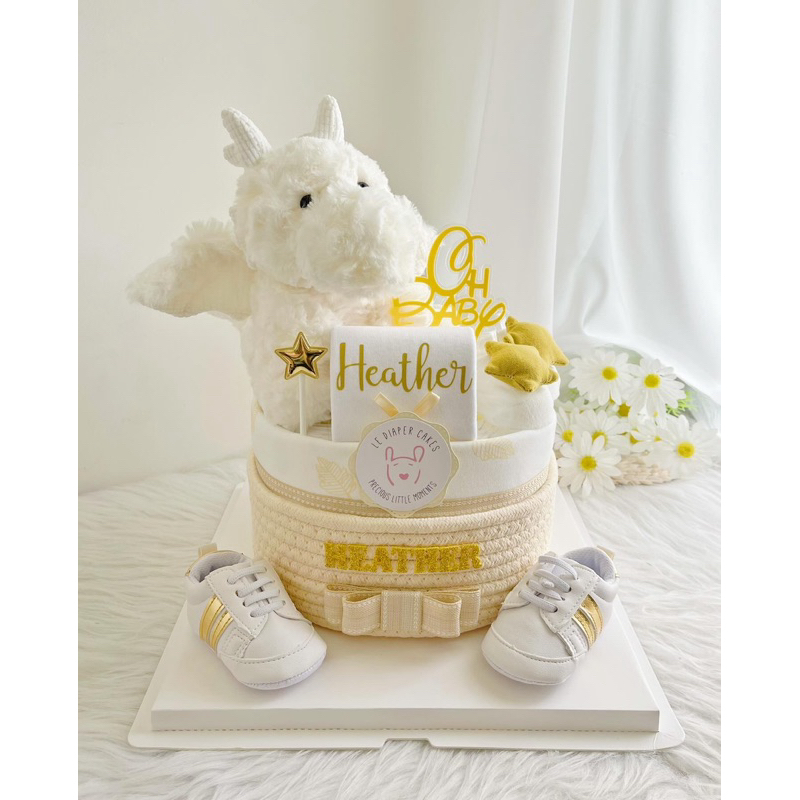 Dragon Diaper Cake Baby Hamper for Newborn, Full Month Party, 100 Days ...