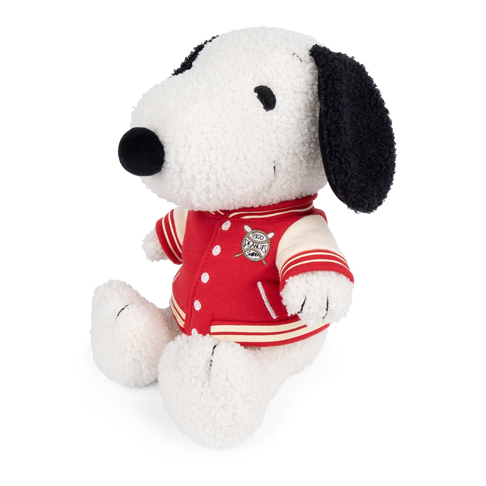 Peanuts Snoopy Sitting with Varsity Jacket 25cm Soft Toy from Bon Ton ...