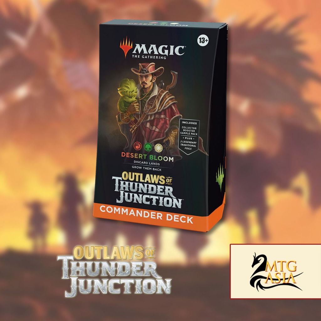 (Ships 12 Apr!) Outlaws of Thunder Junction "Desert Bloom" Commander ...