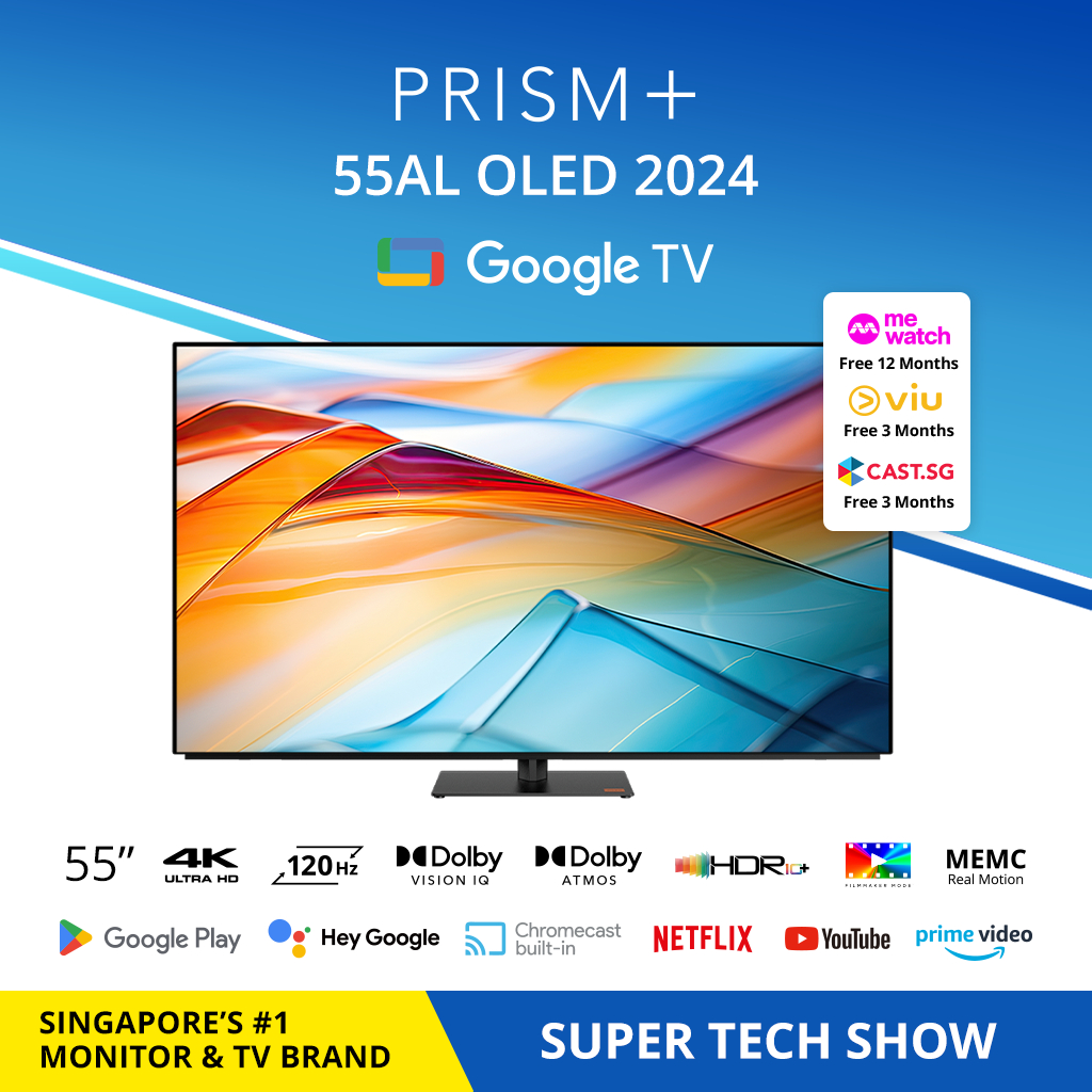 PRISM+ 55AL OLED | Google TV | 55 inch | Quantum Colors | Google ...
