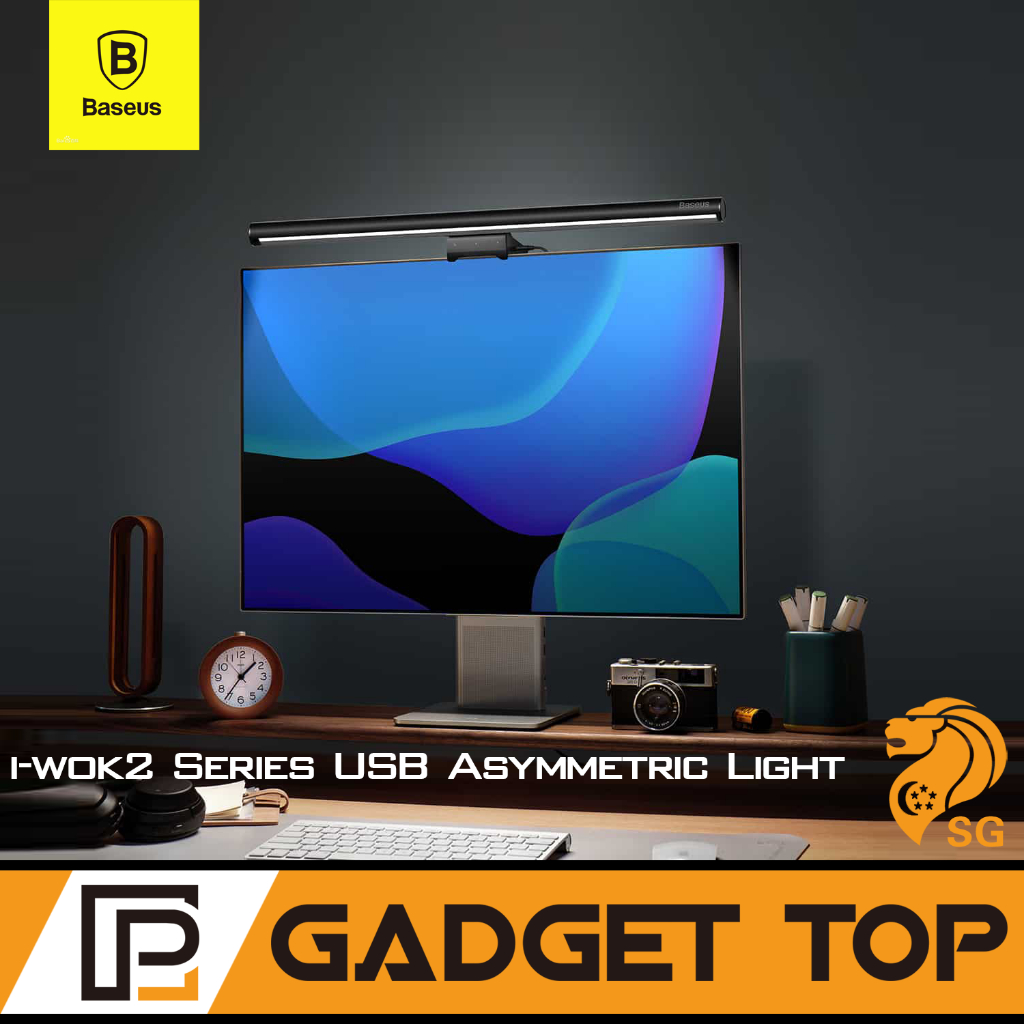 Baseus Computer Monitor LED Screen Hanging Light i-wok2 Series USB ...